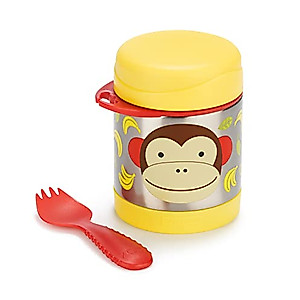 Skip Hop Insulated Baby Food Jar, Zoo, Monkey(Discontinued by Manufacturer)