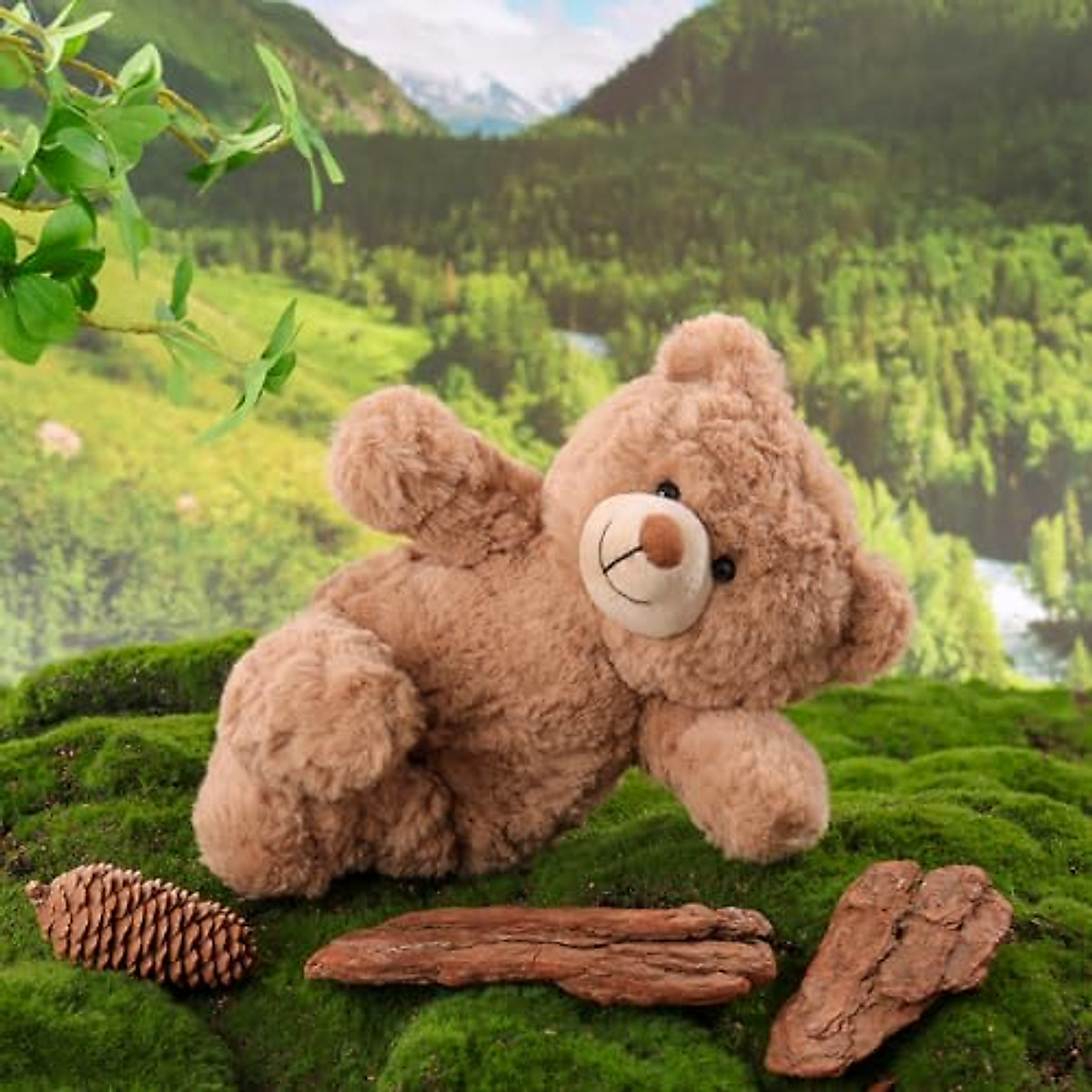 Apricot Lamb Toys Plush Brown Teddy Bear Stuffed Animal Soft Cuddly Perfect for Child 8 Inches