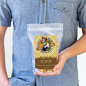 Punch in the Nuts - Spicy Trail Mix Bulk - MADE IN THE USA Snacks - Funny Gag Gifts for Men - Food Gift