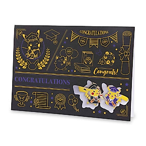 Pokémon Center: Graduation Pikachu 2023 Pokémon Pins & Greeting Card