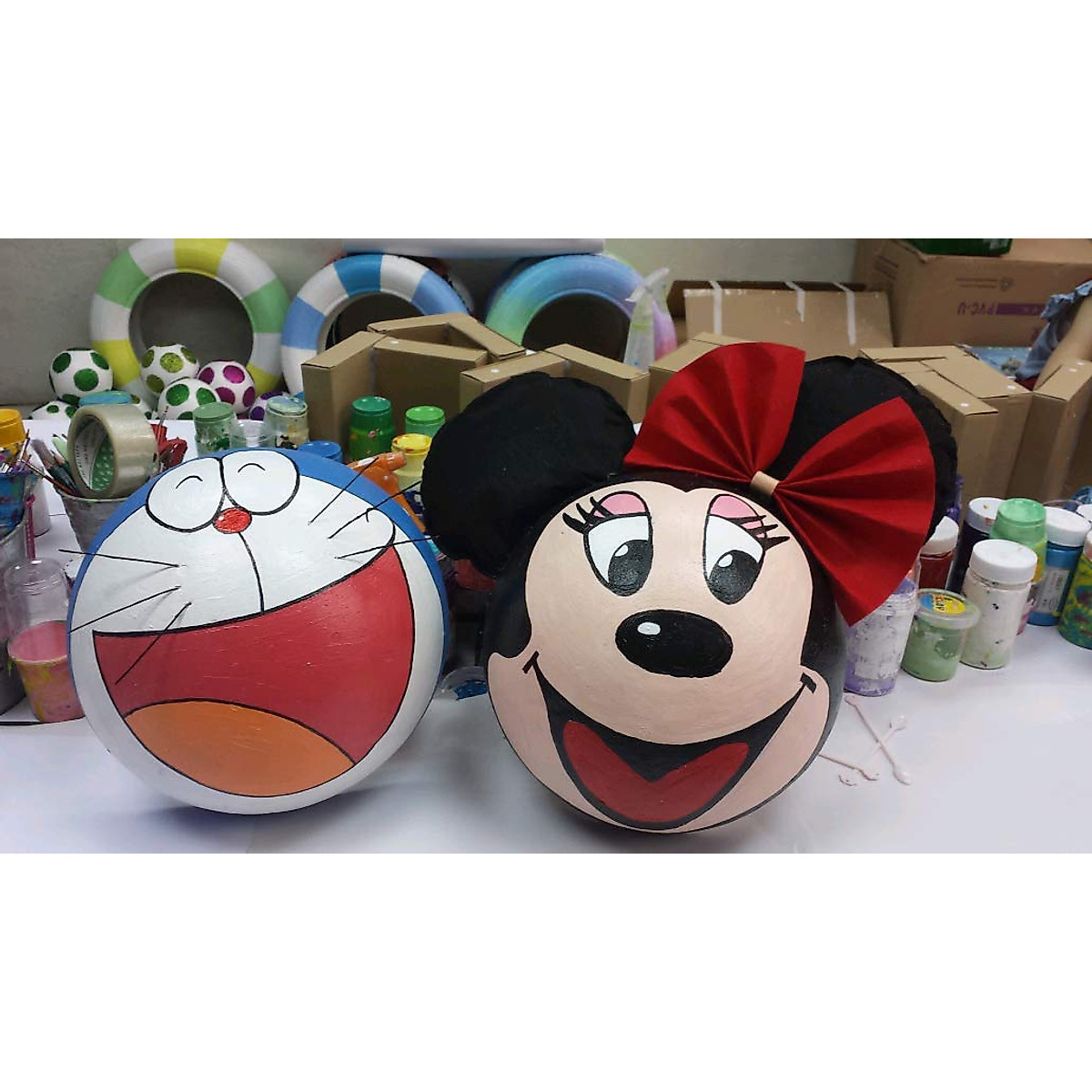 Crafare 40pc 3 Inch Craft Foam Balls Smooth for Holiday DIY Crafts Making and School Projects Decorations