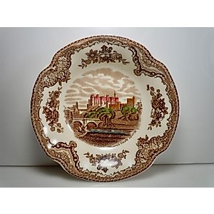 Johnson Brothers Old Britain Castles Brown Multicolor Fruit Bowl 5 1/8"