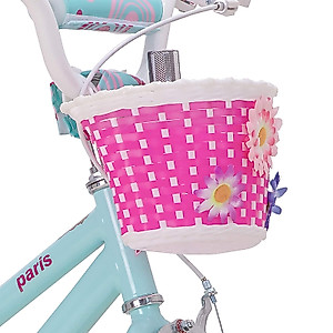 JOYSTAR 14 Inch Girls Bike for 3-5 Years Old Kids Toddler Bike with Training Wheels and Handbrake for Early Rider Birthday Gift Kids' Bicycles Blue