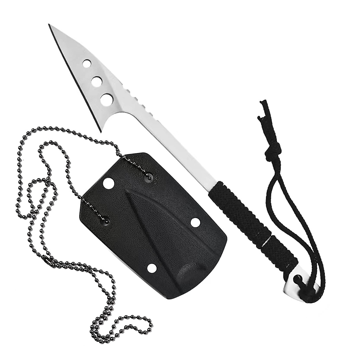 DOHONG Full Tang Hunting Knife, Survival Fishing Camping KNIFE with K Sheath