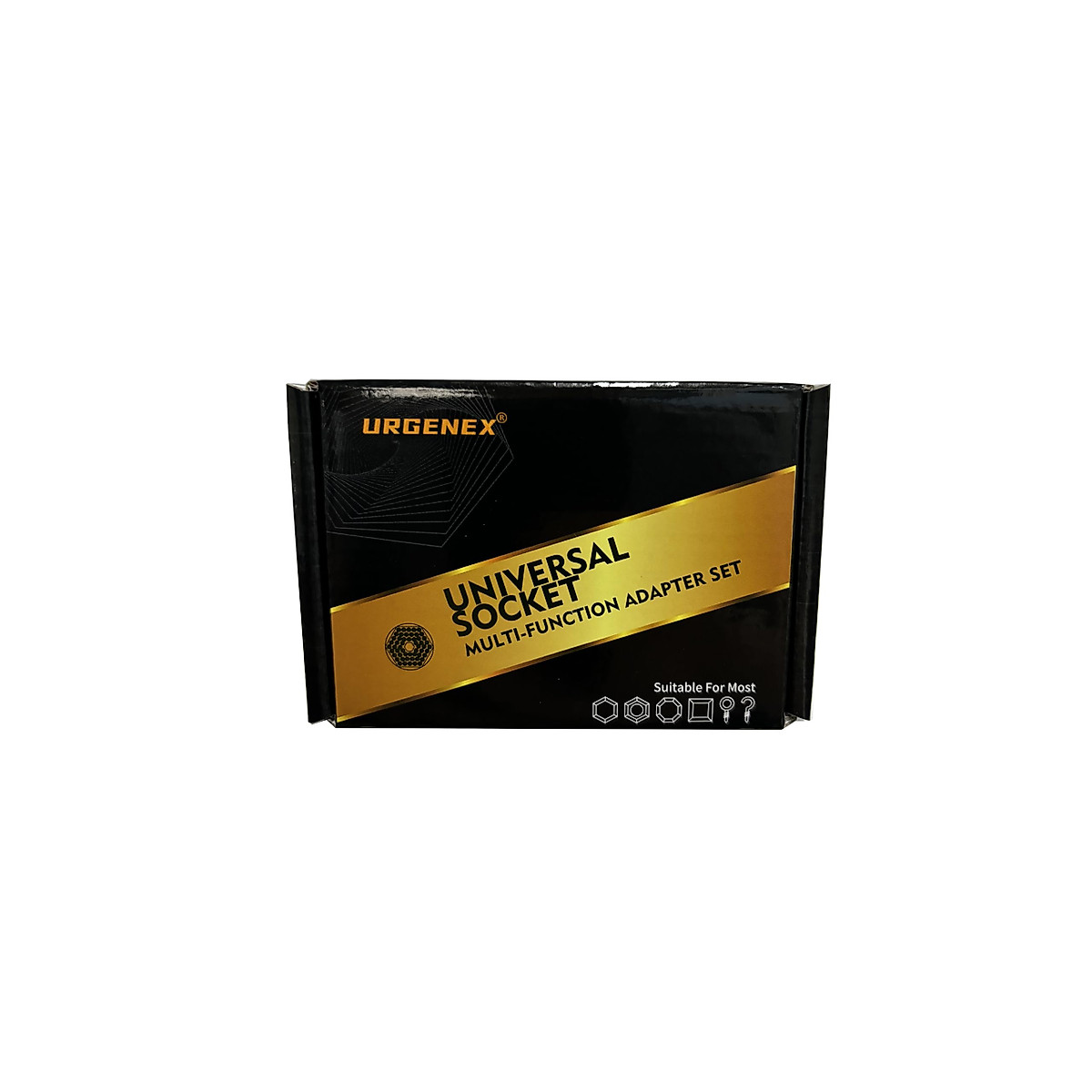 URGENEX Universal Socket Wrench Set (11-32mm 7-19mm) Professional Sockets Tools Multi-function Wrench Repair Kit with Power Drill & Ratchet Wrench Adapter Chrome Vanadium Steel (4PCS)