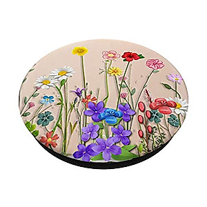 Cute Wildflowers Floral Bouquet Phone Popper PopSockets Swappable PopGrip