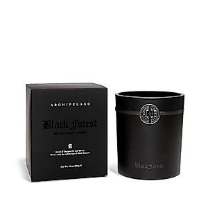 Archipelago Botanicals Black Forest Boxed Candle, Dark Ebony Wood, Douglas Fir and Black Currant Scent, Lead-Free Wick, Clean Soy Wax Blend Burns 60 Hours (10 oz)
