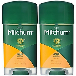 Mitchum Clear Gel Antiperspirant & Deodorant for Men, Super Sport - 2.25 oz - 2 pk