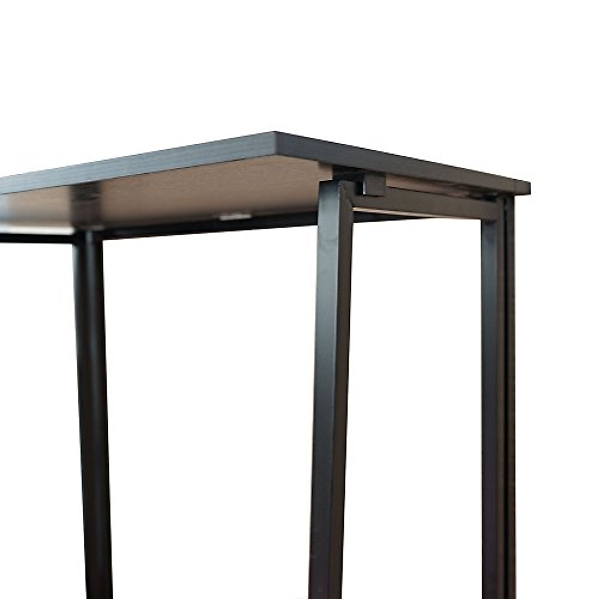 HAINEW Computer Desk Folding Desk Collapsible Gaming Desk Small Desk for Small Spaces Space Saving Computer Table Writing Workstation for Home Office, Black, 31.5" L x 17.72" W x 29.33" H