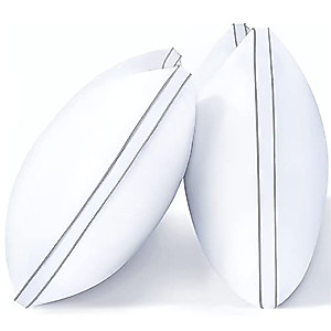 viewstar Pillows Standard Size Set of 2, Bed Pillows for Sleeping, Standard Pillows 2 Pack for Back, Stomach or Side Sleepers, Fluffy Pillows for Bed with Down Alternative, Machine Washable, 18" x 24"