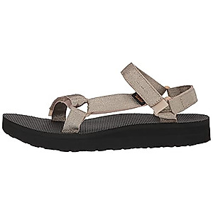 Teva Women's Midform Universal Sandal, Metallic Champagne, 6
