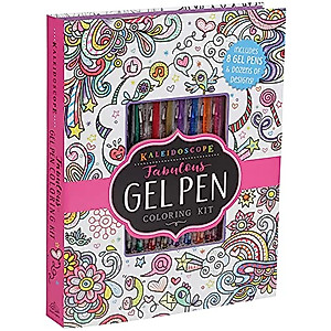 Kaleidoscope: Fabulous Gel Pen Coloring Kit