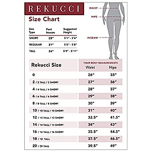 Rekucci Women's Secret Figure Premium Denim Straight Leg Pull-On Jean (10 Short, White)