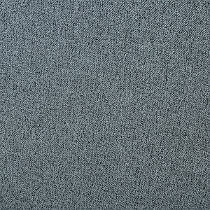 Christopher Knight Home Brice Vintage Scroll Arm Studded Fabric Club Chair, Steel Blue / Dark Brown