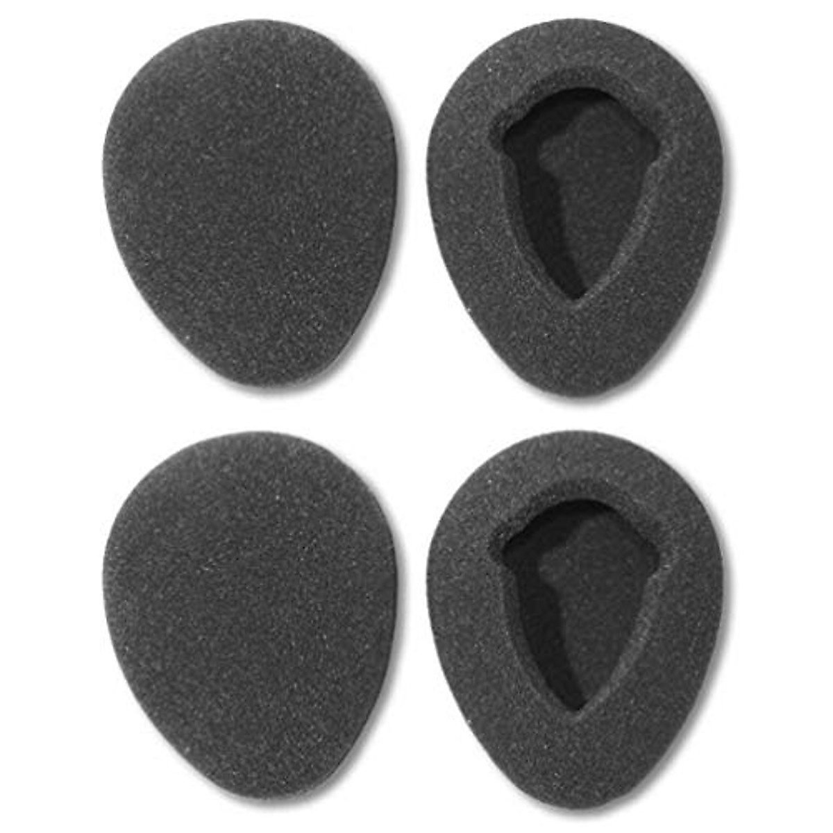 Two Pairs of 80mm Foam Earpads fits Infrared Wireless Headphones in GM Ford Toyota Nissan Honda Automobile Entertainment DVD Player Systems