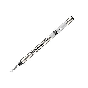 Pelikan 338 Rollerball Refill, For Pelikan Rollerball Pens, Medium Point, Black Ink, 1 Each (922179)