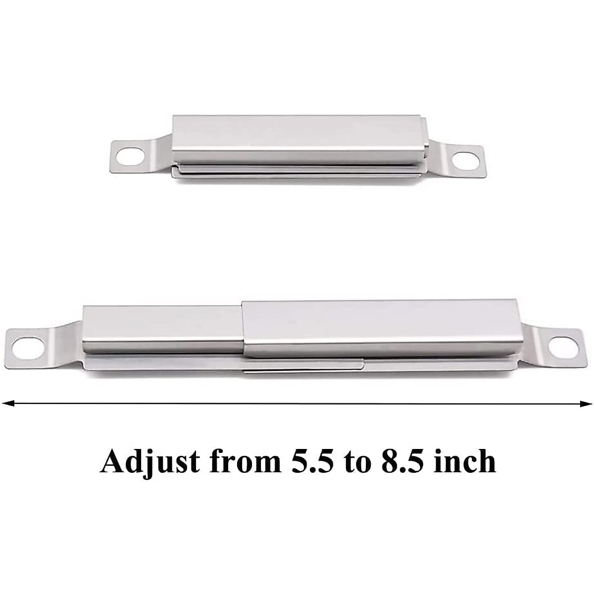 WALBZS Grill Replacement Parts for Charbroil Advantage Series 4 Burner 463344116 466344116 G4328M00W G3610003W1 Gas Grills Repair Kit Stainless Steel Burner Tube, Heat Plate,Adjustable Crossover Tube