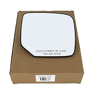 Passenger Side Mirror Glass Assembly With Plastic Backing Plate Heated Compatible with 2009-2015 Honda Pilot