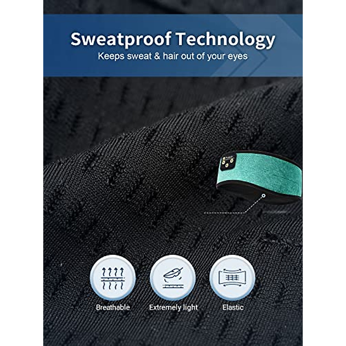 Fulext Sleep-Headphones-Headband-Bluetooth - Headphones for Sleeping Sleep Mask Headphones with Thin HD Stereo Speakers Perfect for Side Sleepers,Insomnia,Sport,Travel Best Gifts for Men Women