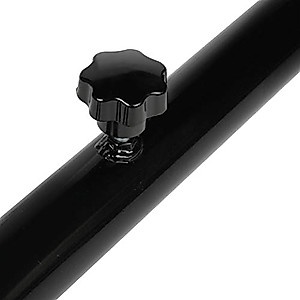 ECCPP Adjustable Van Ladder Rack Hightop 2 Bars Roof Rack fit for Chevy Express 2500 for Dodge for Ford E-250/350 for GMC Savana with Rain Gutters Heavy-Duty Steel Pickup Truck Ladder Rack