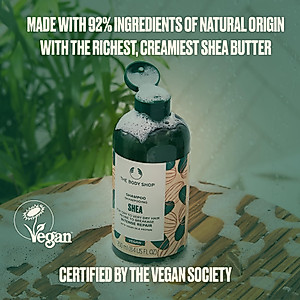 The Body Shop Shea Intense Repair Shampoo - Intense Repair For Dry Hair - With Vegan Silk Protein - Vegan - 8.4 Fl Oz