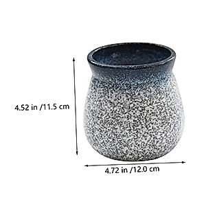 Trjgtas 1pc Utensils Cutter Cylinder Spoons Flatware Bucket Home Creative Caddy Utensil Baking Kitchenware Container Kitchen Vitange Practical Ceramic Dishwasher Household Fork for Tool