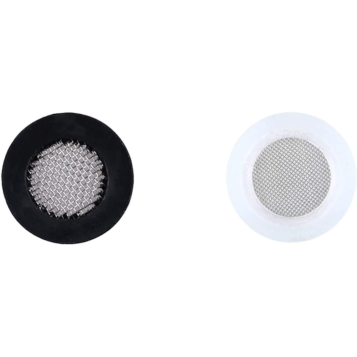 Black 20 pcs Silicone Washer Silicone Filter Gasket for Shower Head Water tap Faucet (White 3 Pcs)