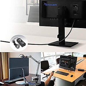 XENOCAM 12v Ac Dc Adapter for AOC LED LCD Monitor e2043Fk E2043FK-DT E2243FWK E2343FK E2243FW I2353PH E2351F LM720 LM729 LM800 LM914 Replacement Switching Power Supply Cord Charger