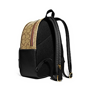 Coach Women's Court Backpack (Signature Canvas - Patches - Villains Motif - Khaki Multi)
