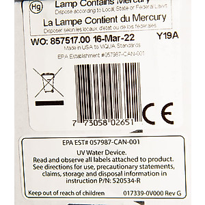 Viqua S36RL Replacement UV Lamp