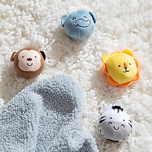 Melissa & Doug Rollables Safari Friends Infant and Toddler Toy (4 Pieces)