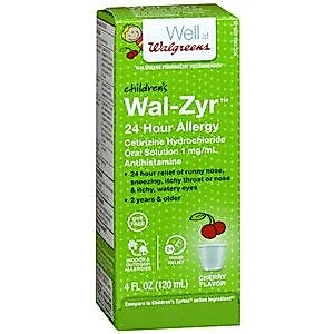 Walgreens Children's Wal-Zyr All Day Allergy, Cherry Flavored - 4 fl oz