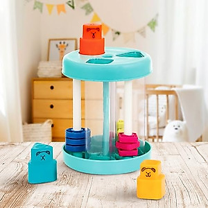 Battat – Shape Sorter – Colorful Sorting Toy – 3 Shapes & Sounds – Educational & Developmental Toy For Toddlers – 18 Months + – Shapes And Sound Sorter