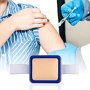 SimCoach Intramuscular Injection Practice Model Pad(6 Packs), Simulation Injection Training Tool for Medical Education