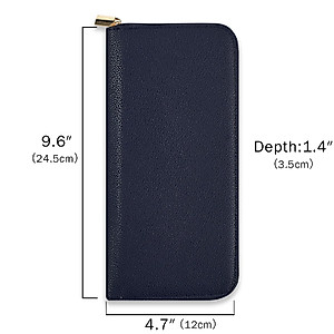 FEMIECHO Travel Jewelry Organizer Case - for Tangle-Free Necklaces, Earrings, Rings, Bracelets Storage, Travel Essentials, Fashion Portable Jewelry Travel bags for Women - Medium Black