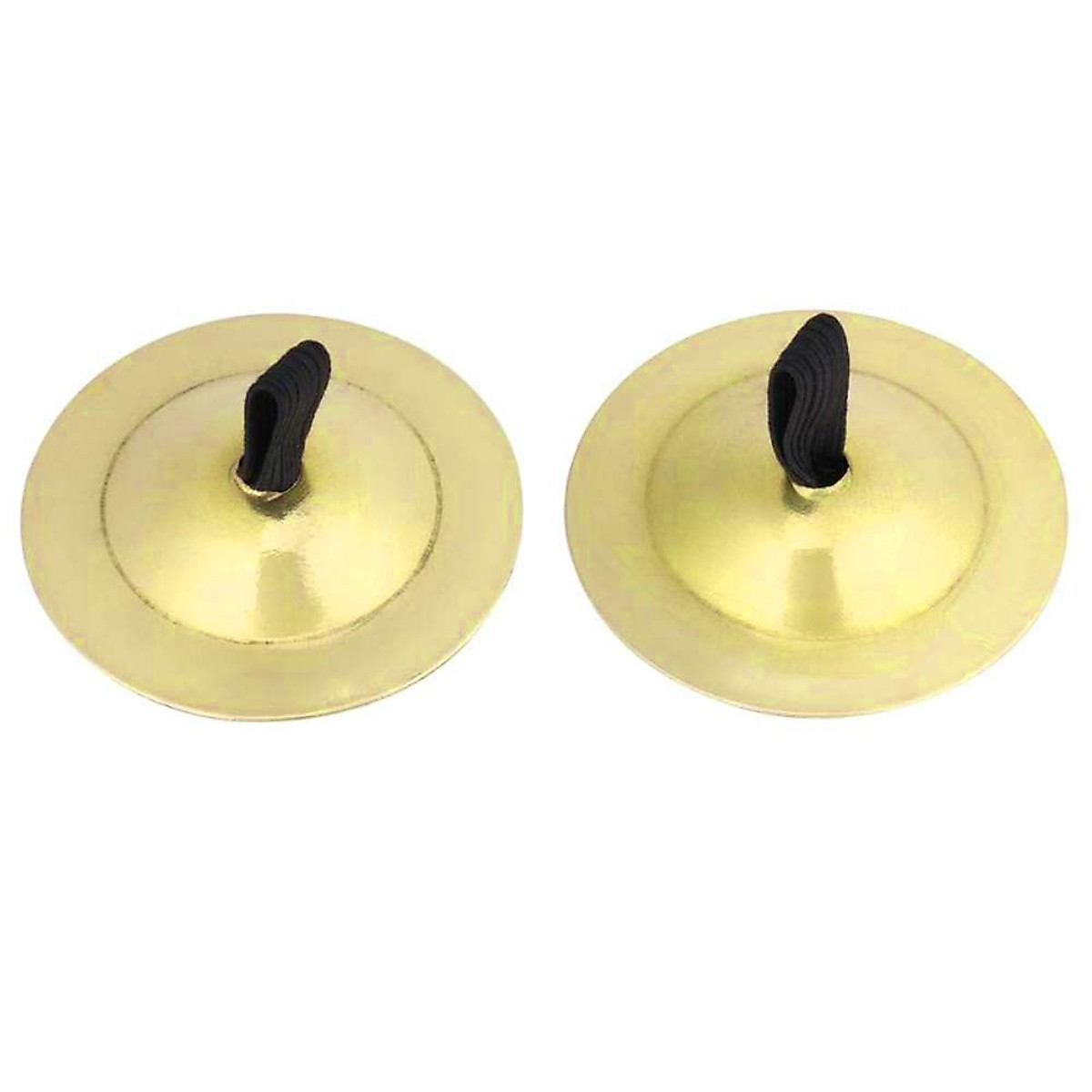 bjlongyi Belly Dance Finger Cymbal Durable Brass Material,1pair as Your Musical Instrument Accessories GOLD