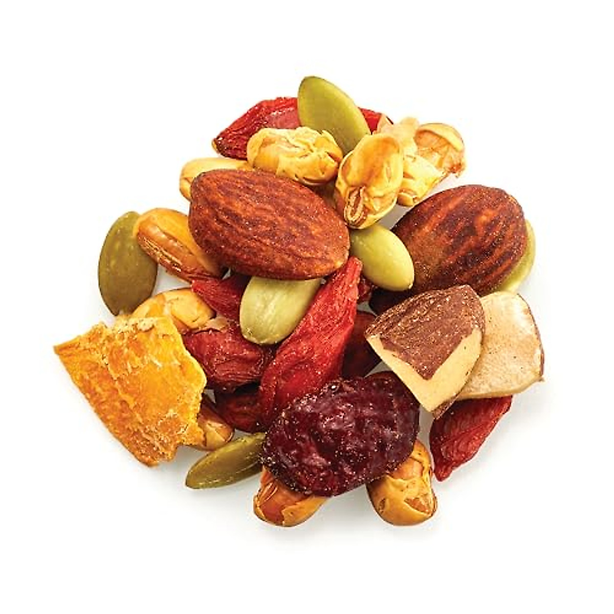 Yupik Organic Kathmdu Mix, 1 lb (16 oz), USDA Certified, Gluten-Free, Vegan, Non-GMO, Colorful Dried Fruit, Seeds, Beans, & Nuts with Goji Berries, Mango, Brazil Nuts, Pumpkin Seeds, & Tamari Almonds