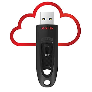 SanDisk SDCZ48-128G-GC46 128GB Ultra USB 3.0 Flash Drive and Cloud