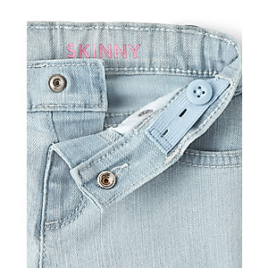 The Children's Place Baby Girls And Toddler Girls Basic Skinny Jeans,Blues Wash/Dk Indigo/Sky Wash 3 Pack,18-24MONTH