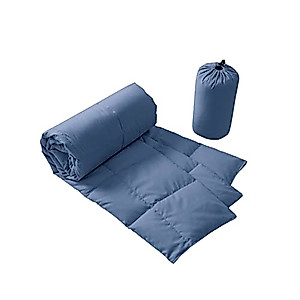 Beautyrest 650 Fill Power Packable Down Throw with Pouch| 60X70''| for Indoor and Outdoor Use