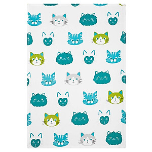 MU Kitchen Designer Print Kitchen Towel, Cats