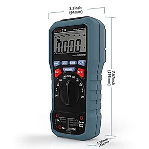 Meosao Multimeter Digital multimeter USB Interface and PC Software, CD Data Output AC/DC Voltage Tester