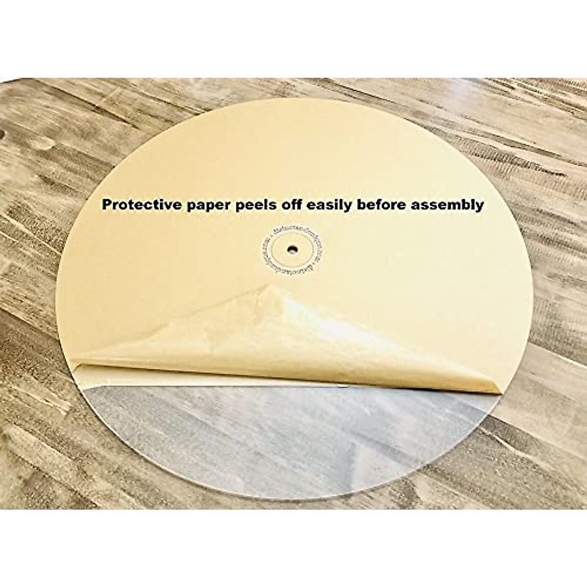 DistinctAndUnique 22 inch - 3 Pack Crystal Clear Acrylic Drum KIT Baffle - Muffles Live Recording Standard Mounting On All Cymbal Stand Performance Shields Sound Barrier