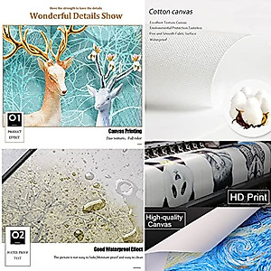 Red Bull F1 HD Printed Car Art Painting 5 Piece Sports Car Pictures Printed on Canvas Painting Wall Art for Living Room Decor Bedroom Racing Cart Modern Home Painting - 50''Wx 24''H (Without Frame)