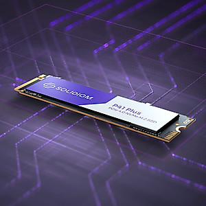 Solidigm™ P41 Plus 1TB SSD, PCIe GEN 4 NVMe 4.0 x4 M.2 2280 3D NAND, Storage Upgrades for PC and Laptops, Everyday Computing and Gaming, SSDPFKNU010TZX1