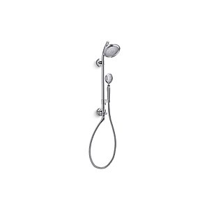 KOHLER Artifacts Shower Head with Handheld Combo High Pressure, One Size, Polished Chrome, K-76472-CP