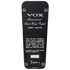 VOX V846HW The Hand-Wired VOX Wah-Wah Pedal
