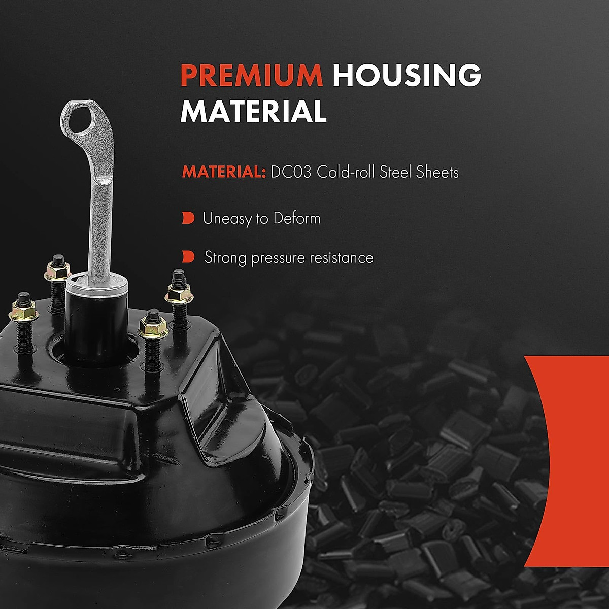 A-Premium Vacuum Power Brake Booster Compatible with Ford F-150 F-250 F-100 Bronco 1980-1983 6.6L 6.9L 7.5L Without Master Cylinder