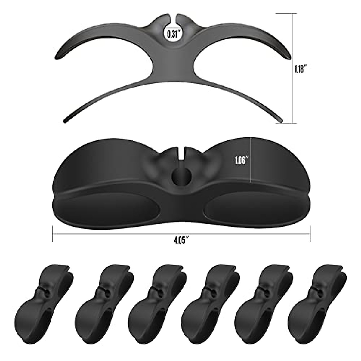 Cord Organizer for Appliances Kitchen, 6 Pack Cord Winder Organizer Holder Keeper, for Mixer, Blender, Coffee Maker, Pressure Cooker and Air Fryer