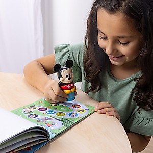 Melissa & Doug Sticker Wow!™ 24-Page Activity Pad and Sticker Stamper, 300 Stickers, Arts and Crafts Fidget Toy Collectible Character – Disney Mickey Mouse